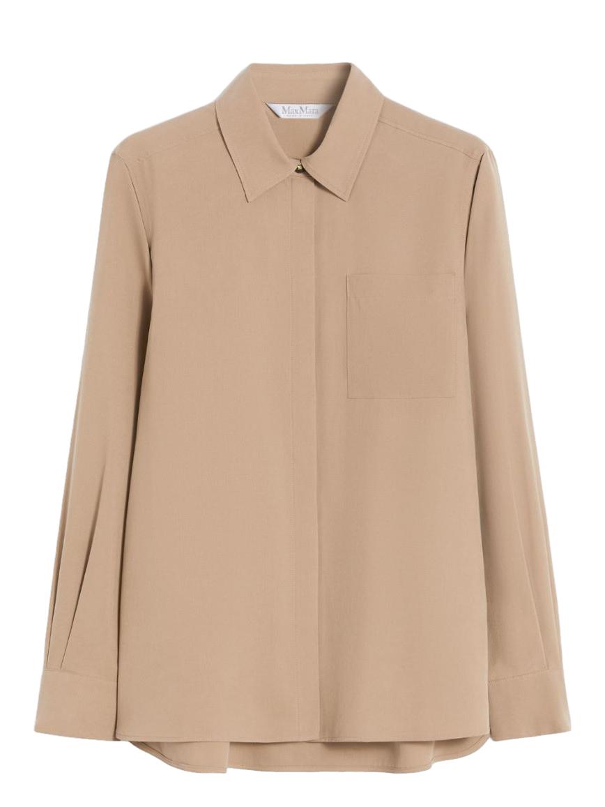 MAX MARA Silk Canvas Shirt